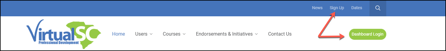 Registering for a Course – VirtualSC PD